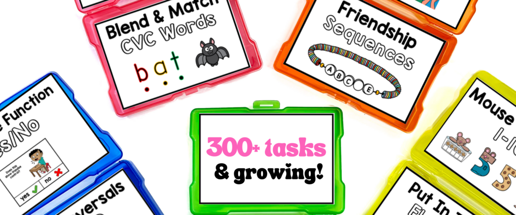 Task Boxes for Special Educators - Positively Learning