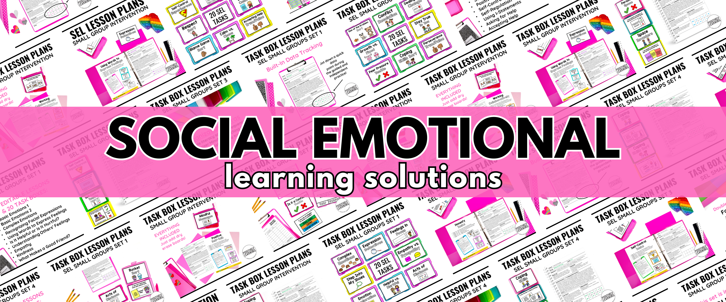 SEL Task Box Lesson Plans Toolkit - Positively Learning