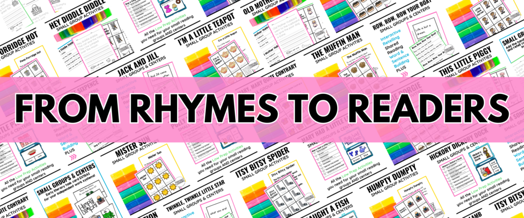 Year-Long Nursery Rhyme Literacy Bundle - Positively Learning