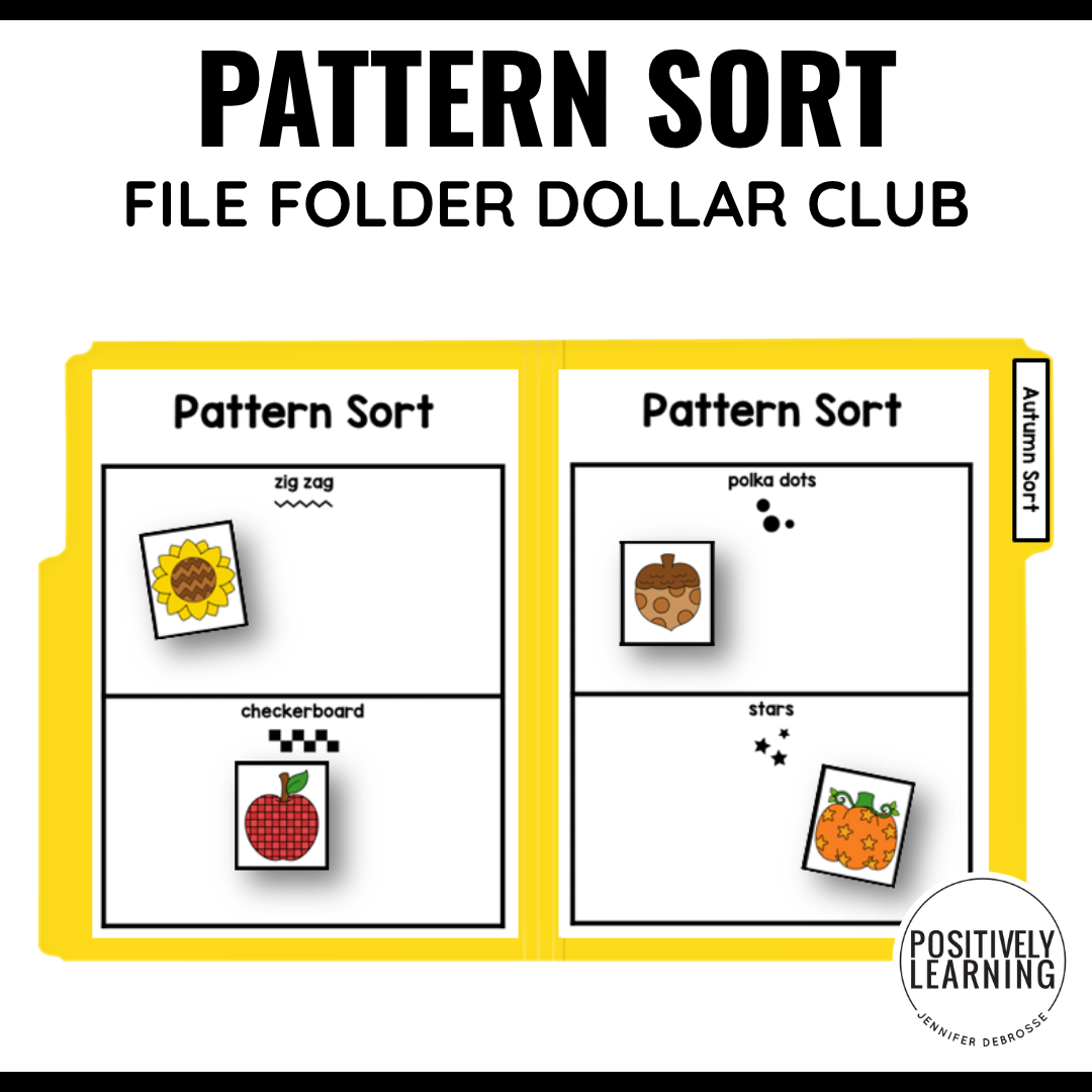 Autumn Pattern Sort - Positively Learning