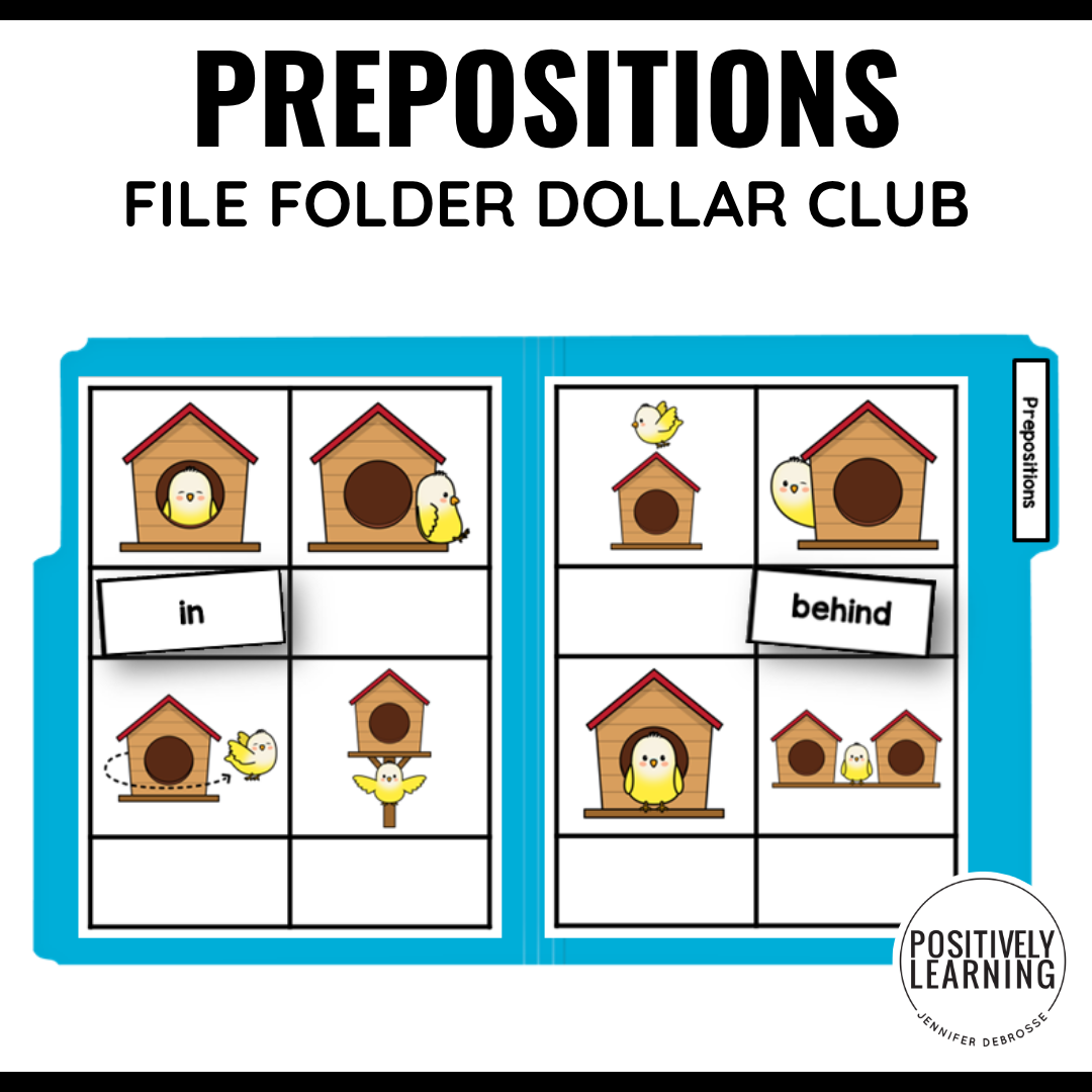 FFDC Prepositions Birdhouse - Positively Learning