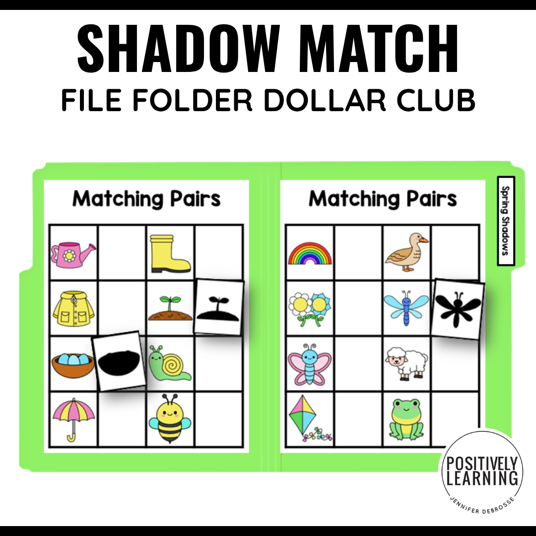 Visual Discrimination File Folders