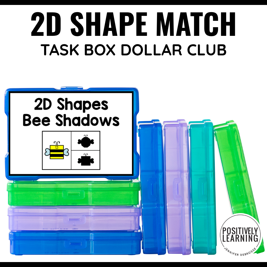 TBDC 2D Shapes Bees - Positively Learning