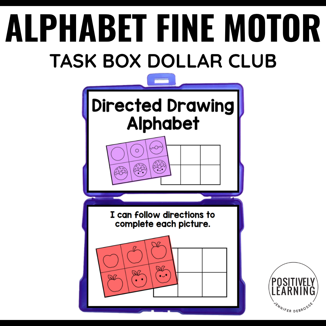 Alphabet Directed Drawing - Positively Learning