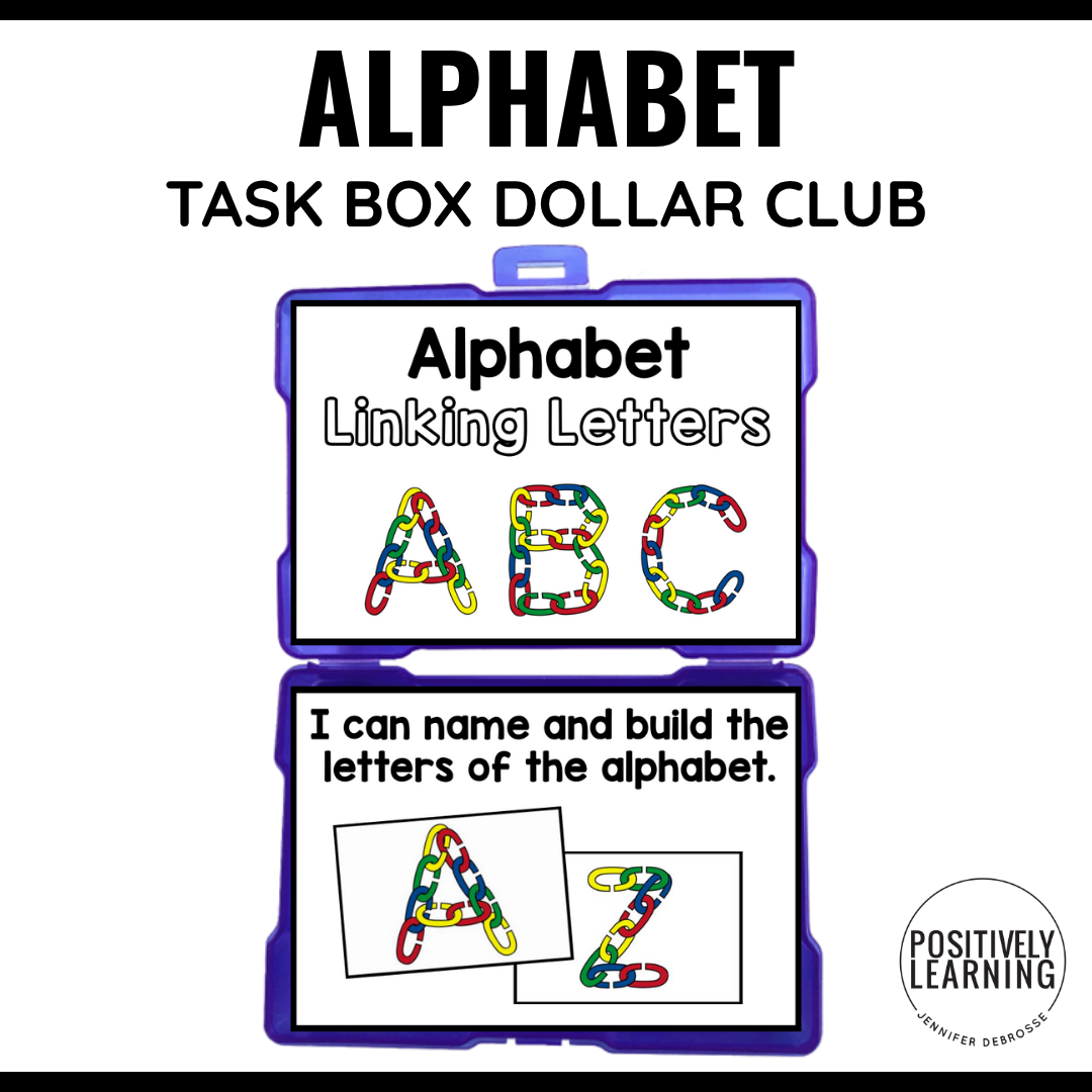 TBDC Alphabet Linking Letters - Positively Learning