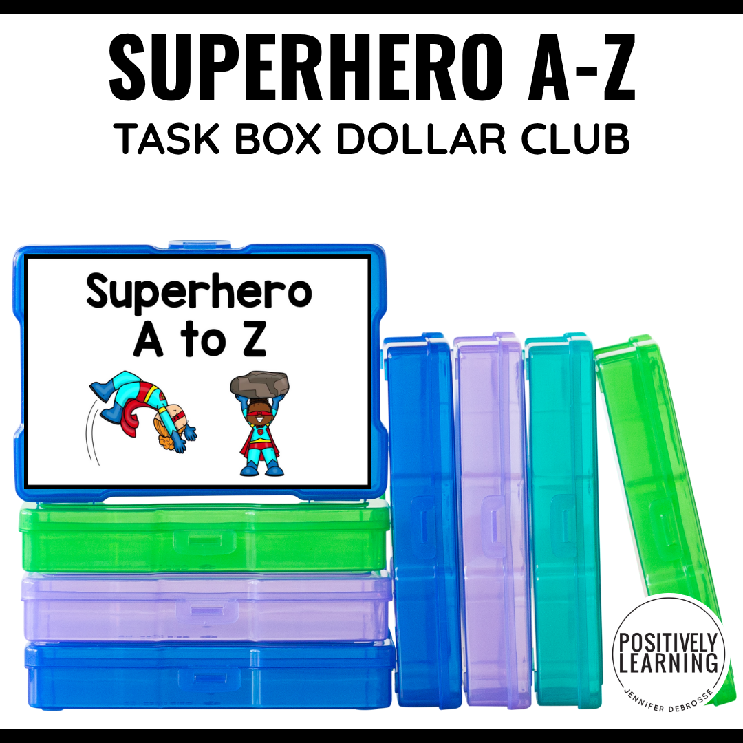 Alphabetical Order - Superheros - Positively Learning