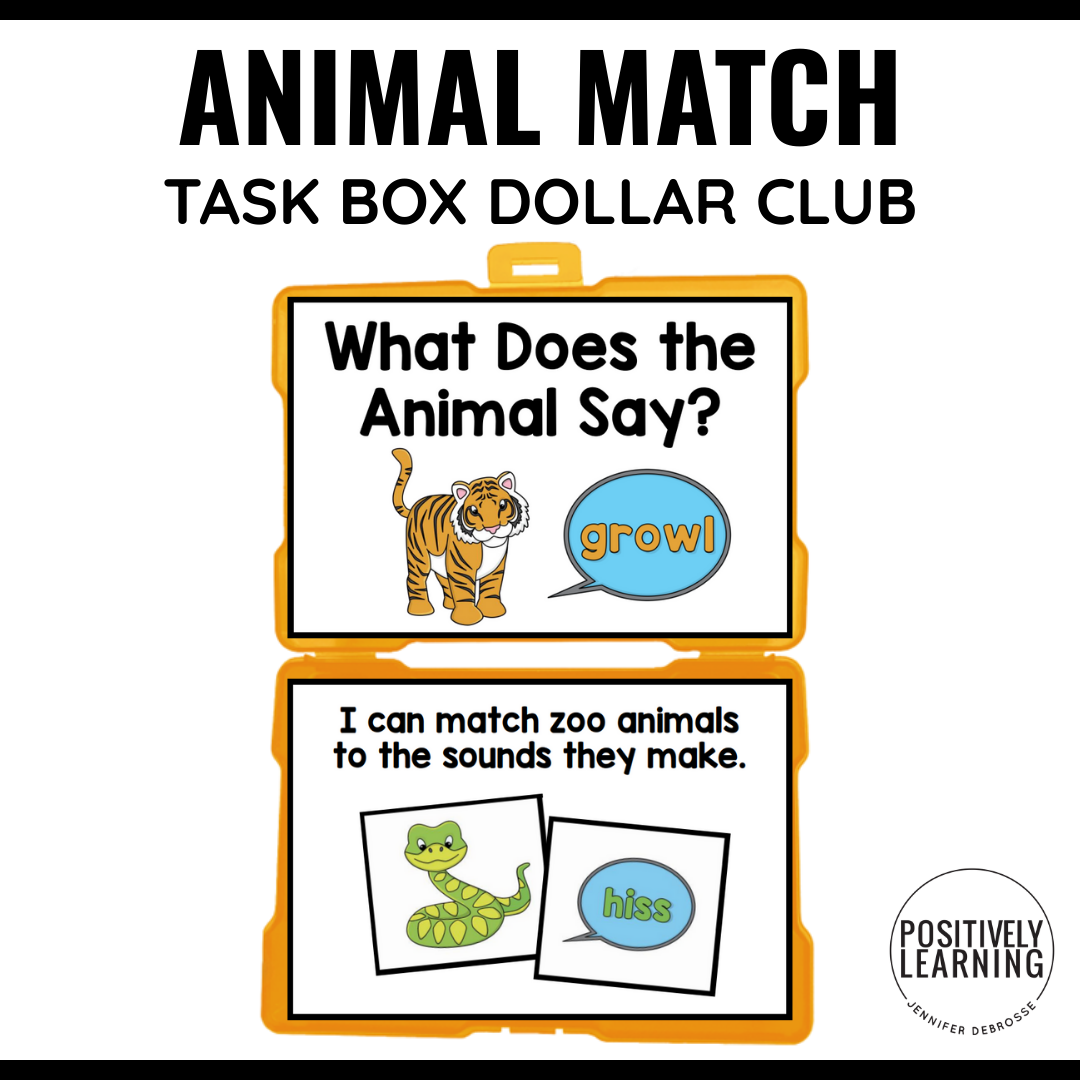 Animal Sounds Matching Zoo - Positively Learning