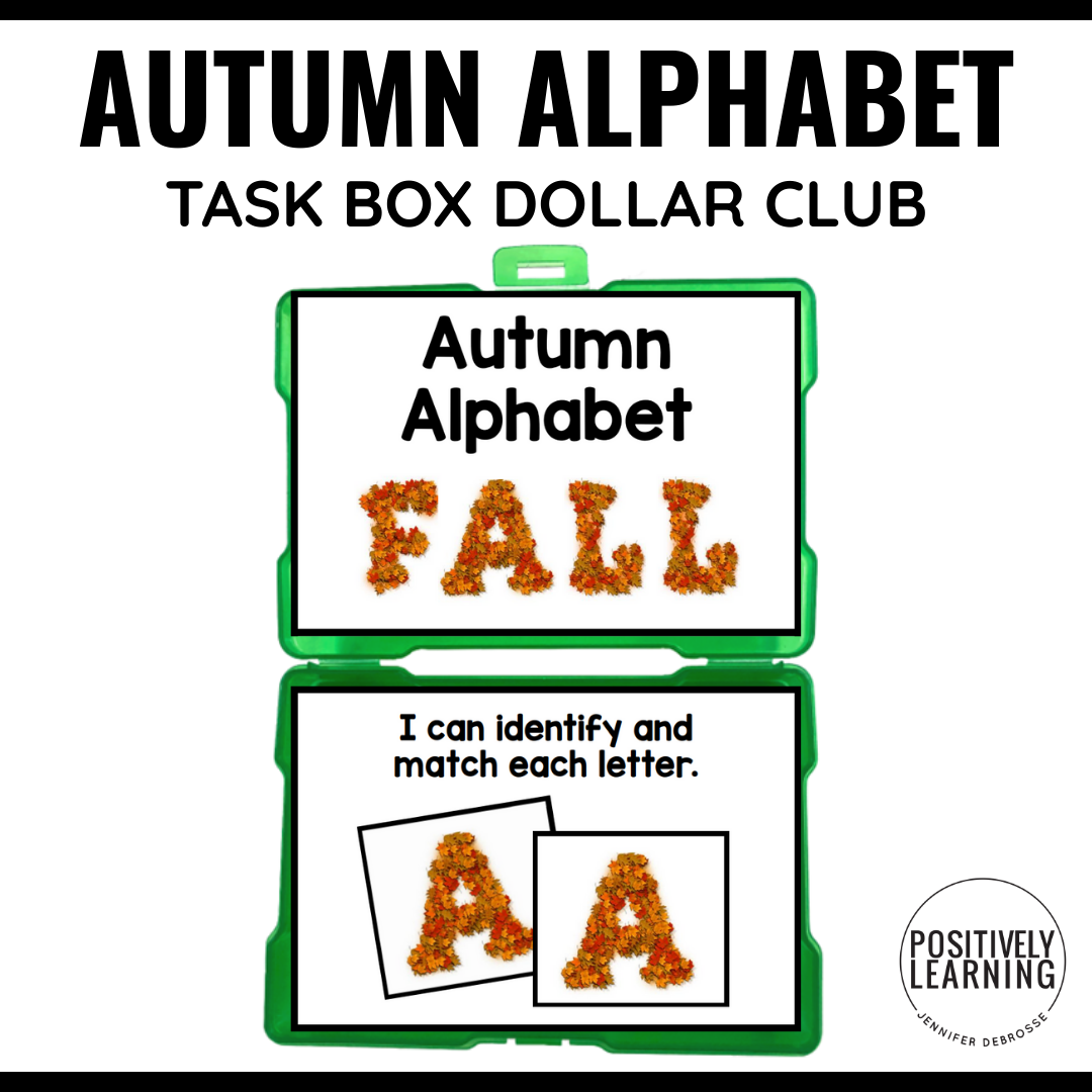 TBDC Autumn Alphabet Letters - Positively Learning