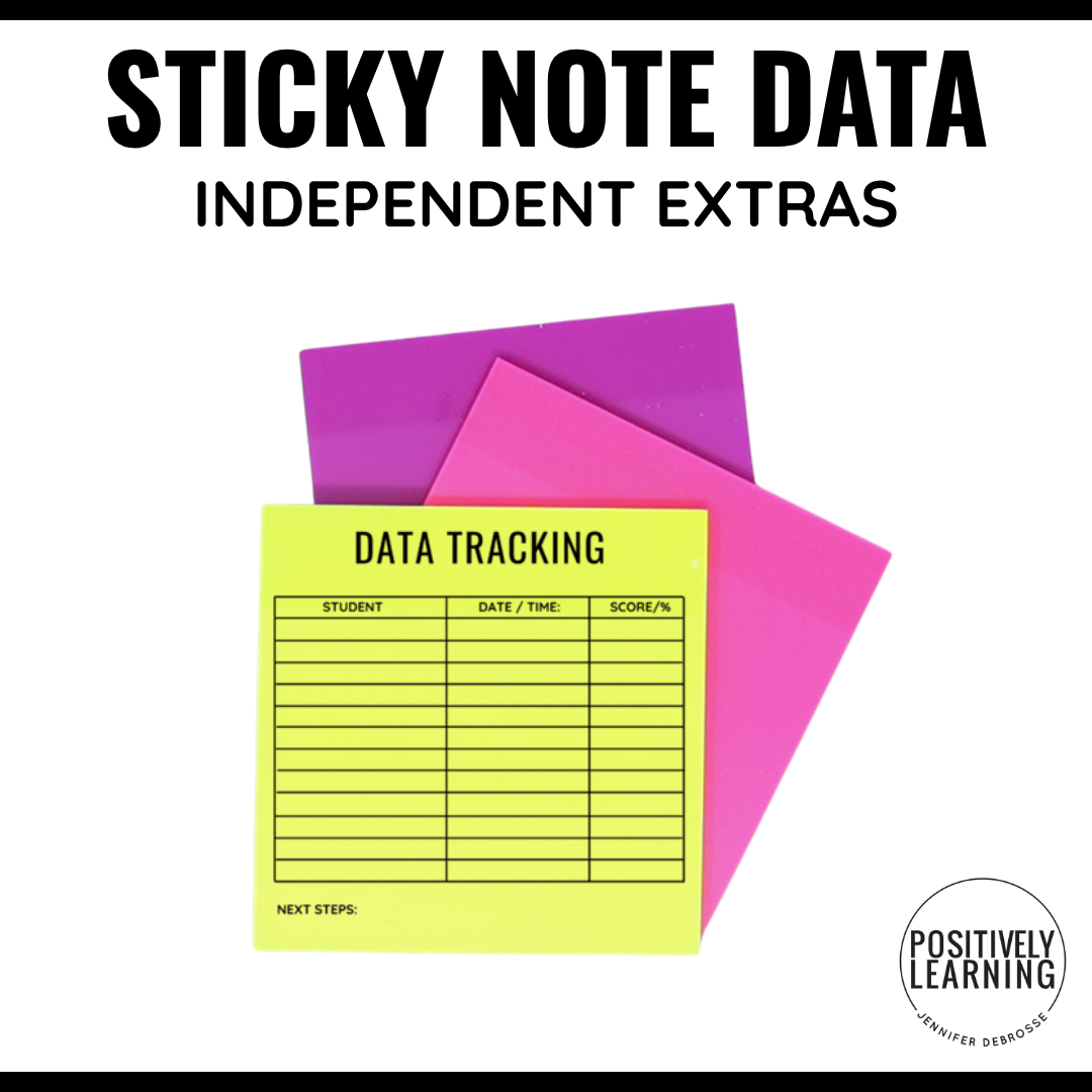Sticky Note Data Tracking - Positively Learning