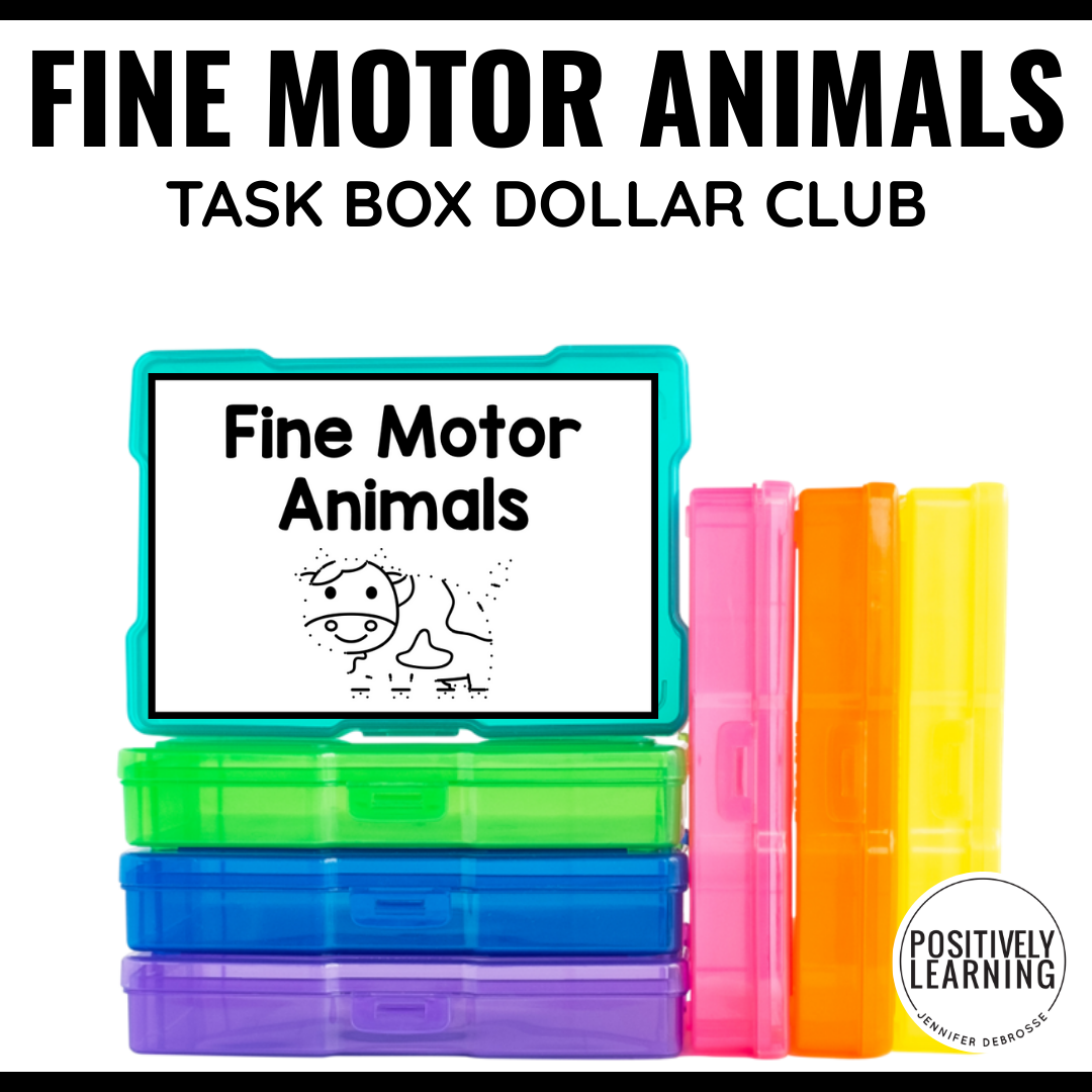 TBDC Fine Motor Animals - Positively Learning