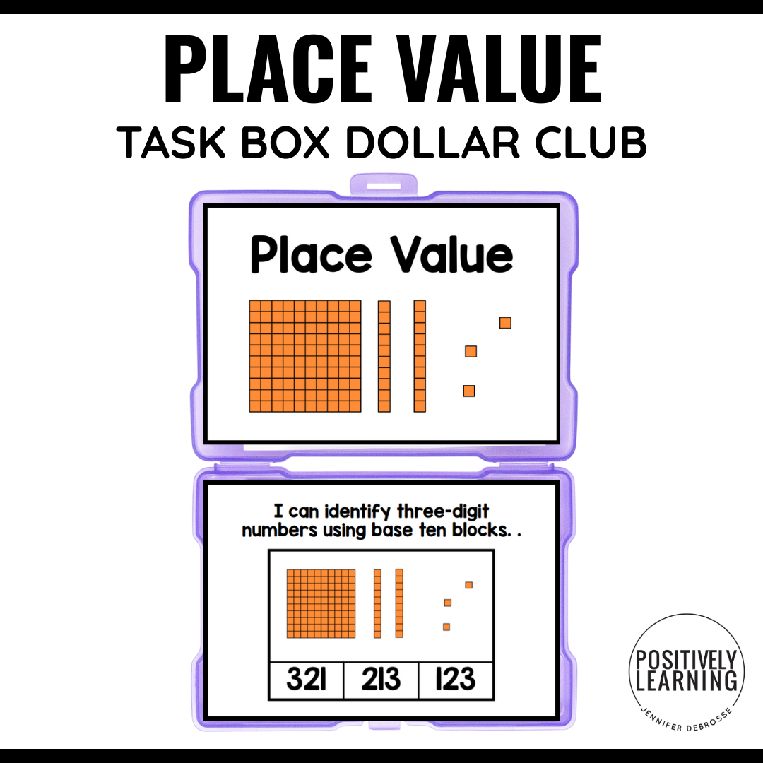 TBDC Place Value Clip Cards - Positively Learning