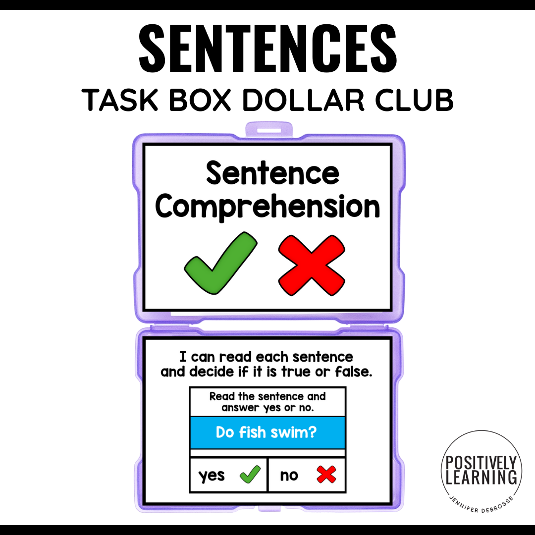 TBDC Sentence Comprehension - Positively Learning