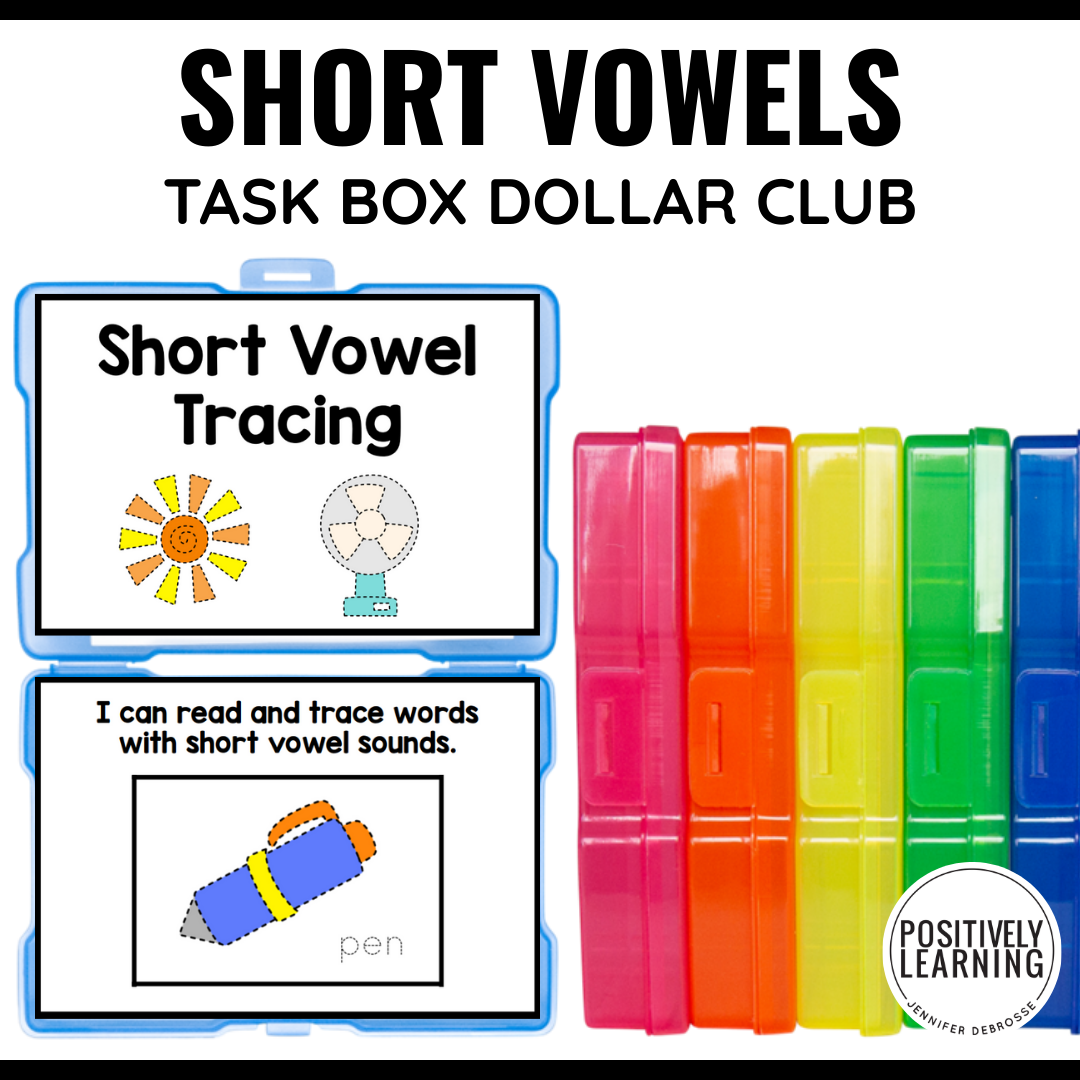 TBDC Short Vowel Tracing - Positively Learning