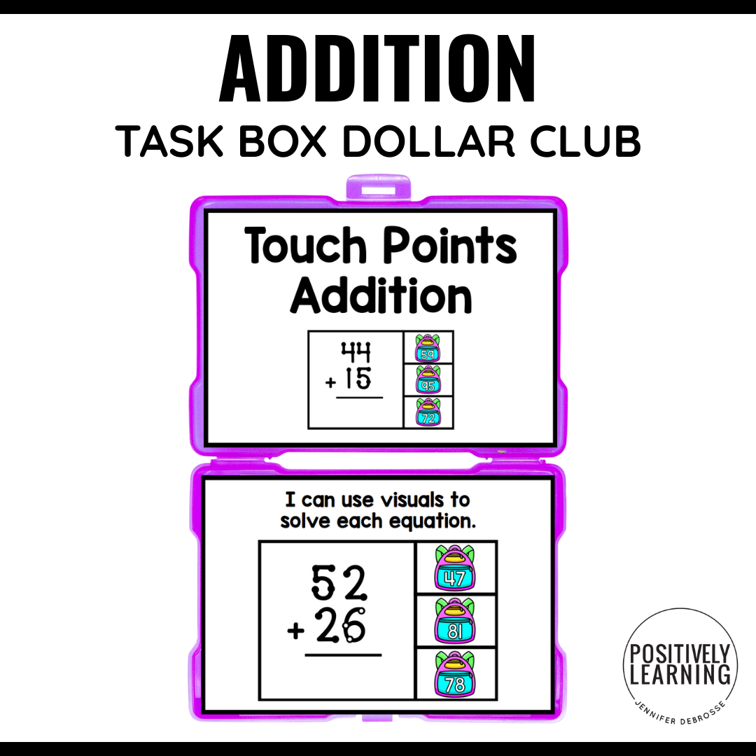 TBDC Touch Math Double Digit Addition - Positively Learning