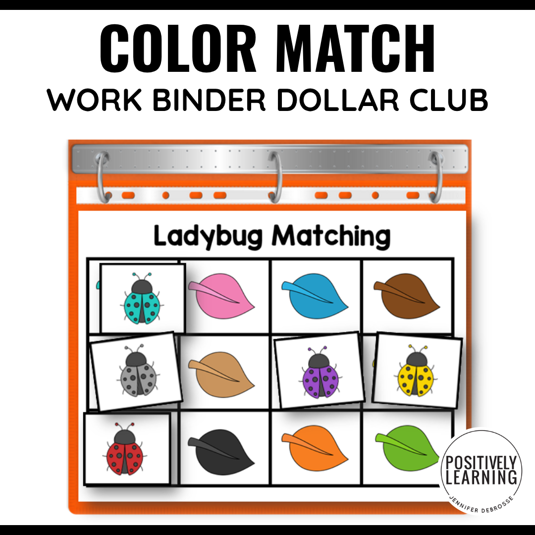 Color Match Ladybugs - Positively Learning