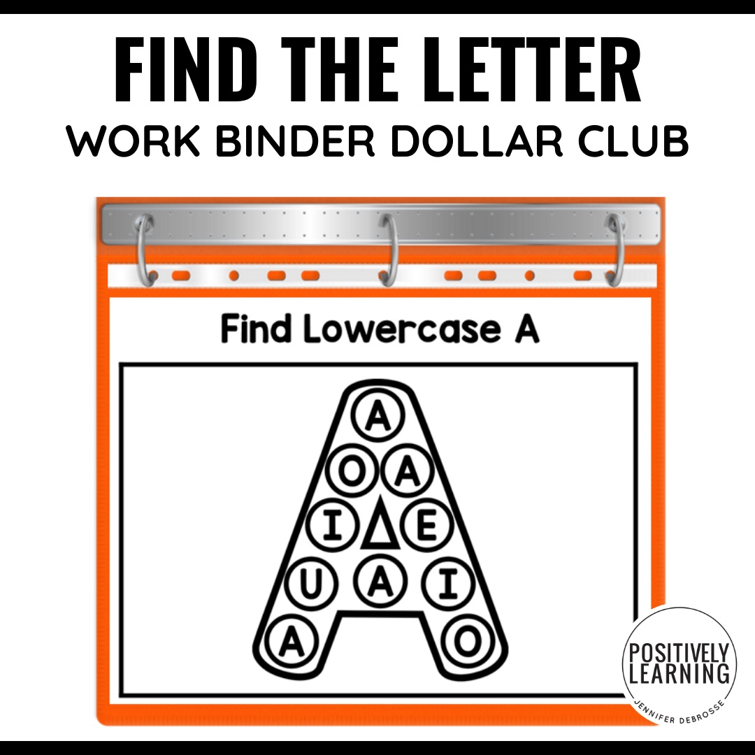 Find the Letter - Positively Learning