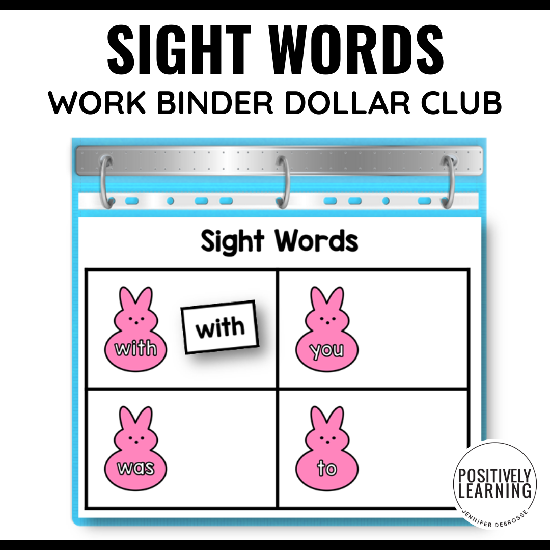 Sight Words Peeps - Positively Learning