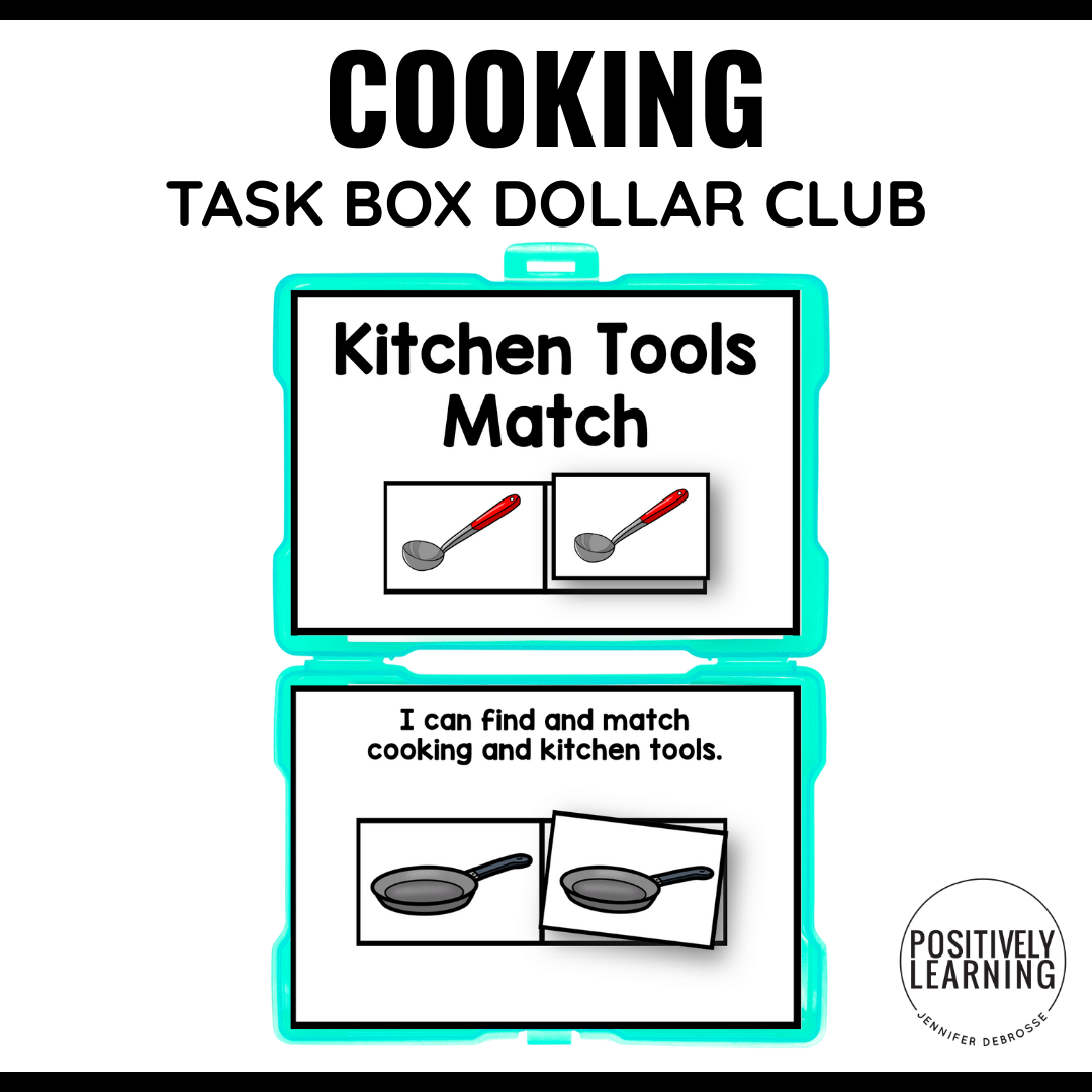 Cooking Identical Match – Life Skills Task Box