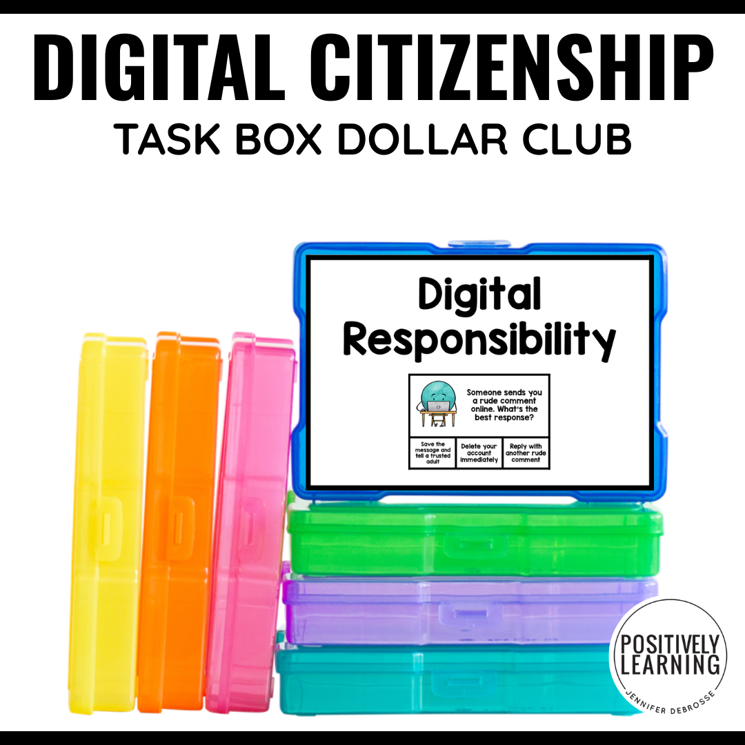 Digital Responsibility Task Box – Cyber Safety & Internet Expectations