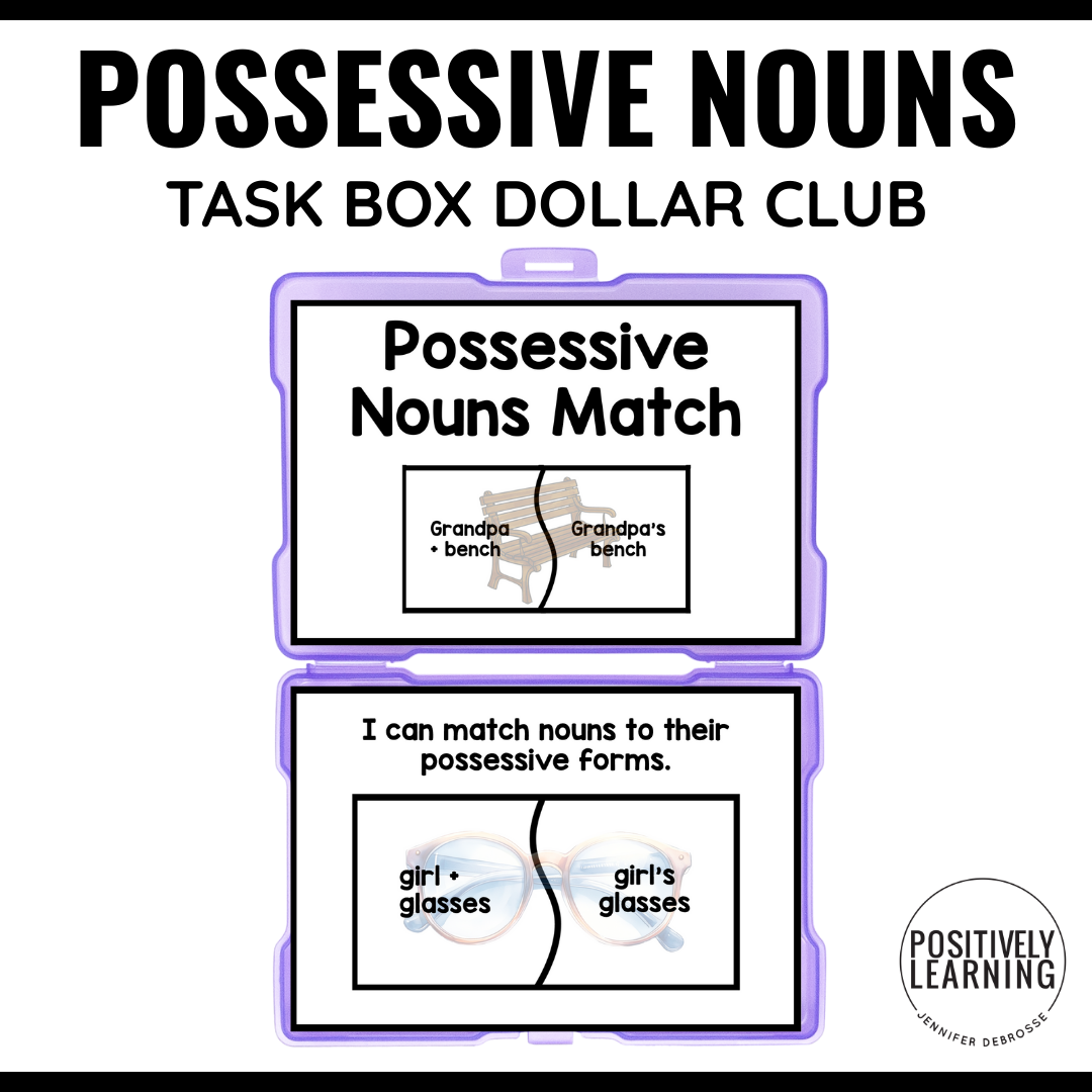 TBDC Possessive Nouns Match - Positively Learning