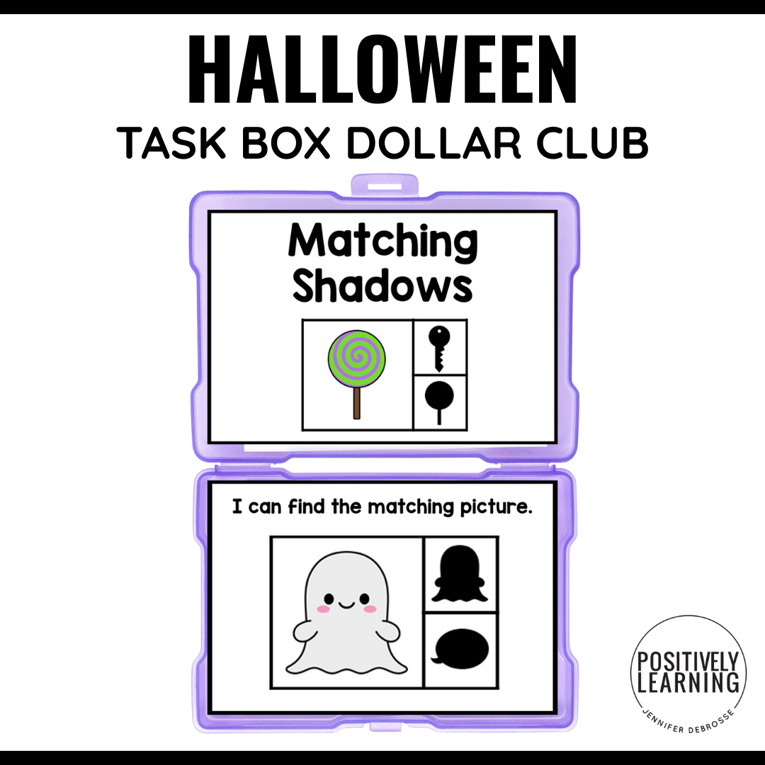 Halloween Shadows Task Box – Visual Discrimination for Pre-K–2nd
