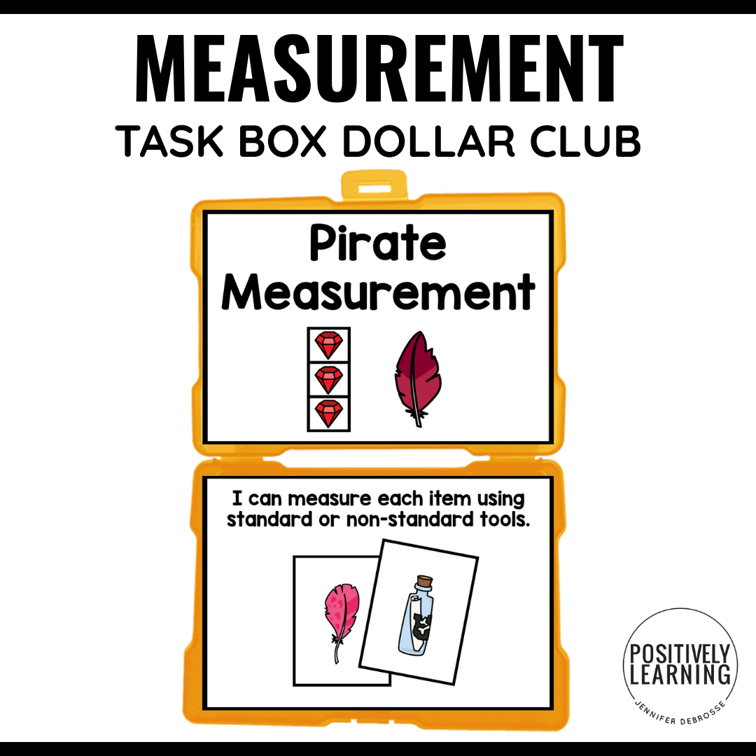 Pirate Non-Standard Measurement – Math Task Box for K–2
