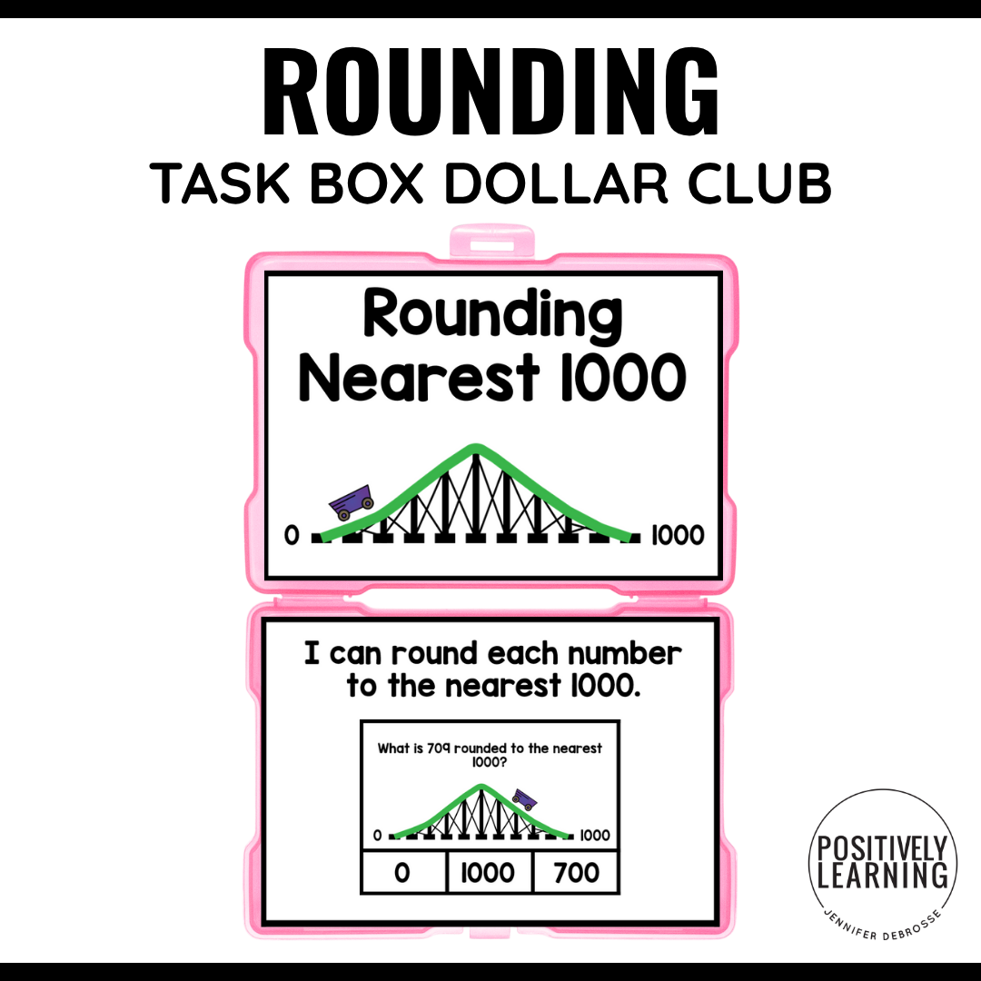 Rounding to the Nearest 1000 Task Box