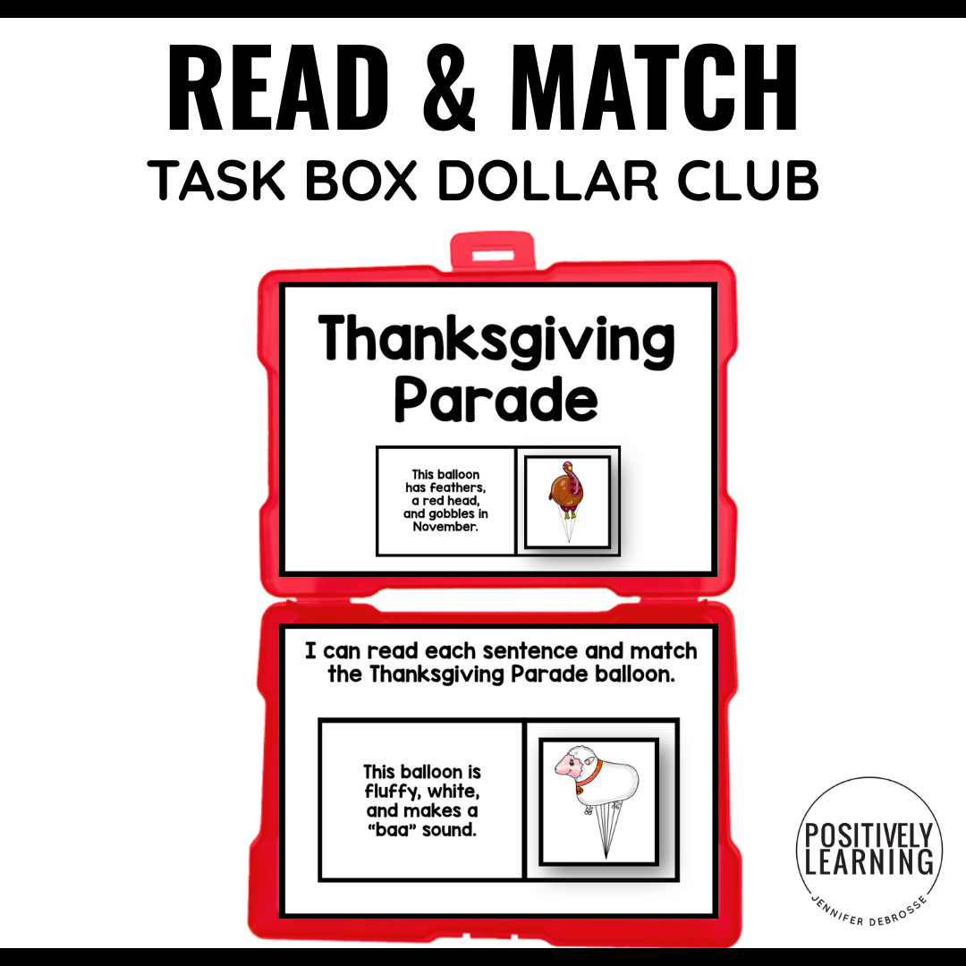 Thanksgiving Parade Task Box