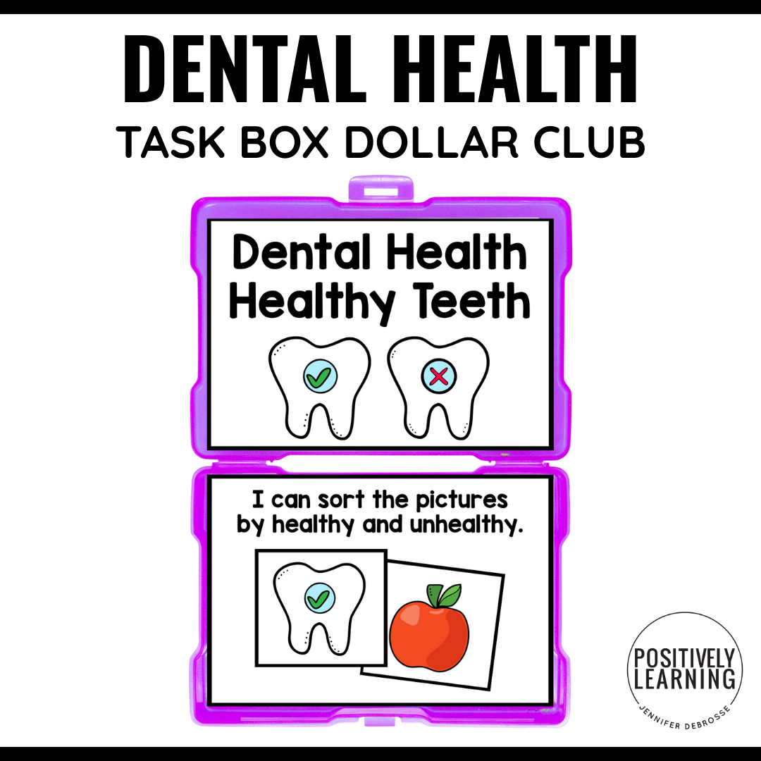 Task Box Library: Dental Health Month Sort