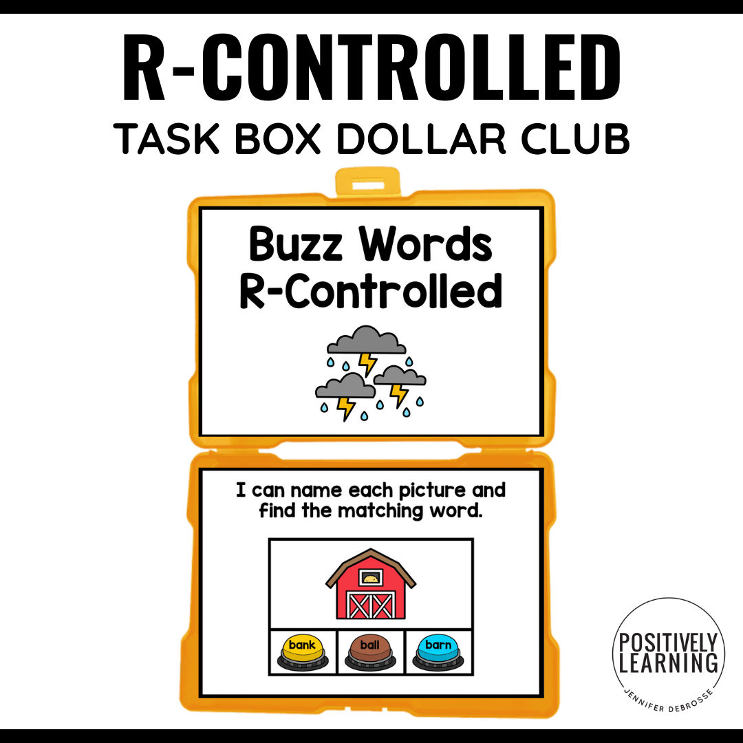 Science of Reading R-Controlled Vowels Task Box Club LIbrary